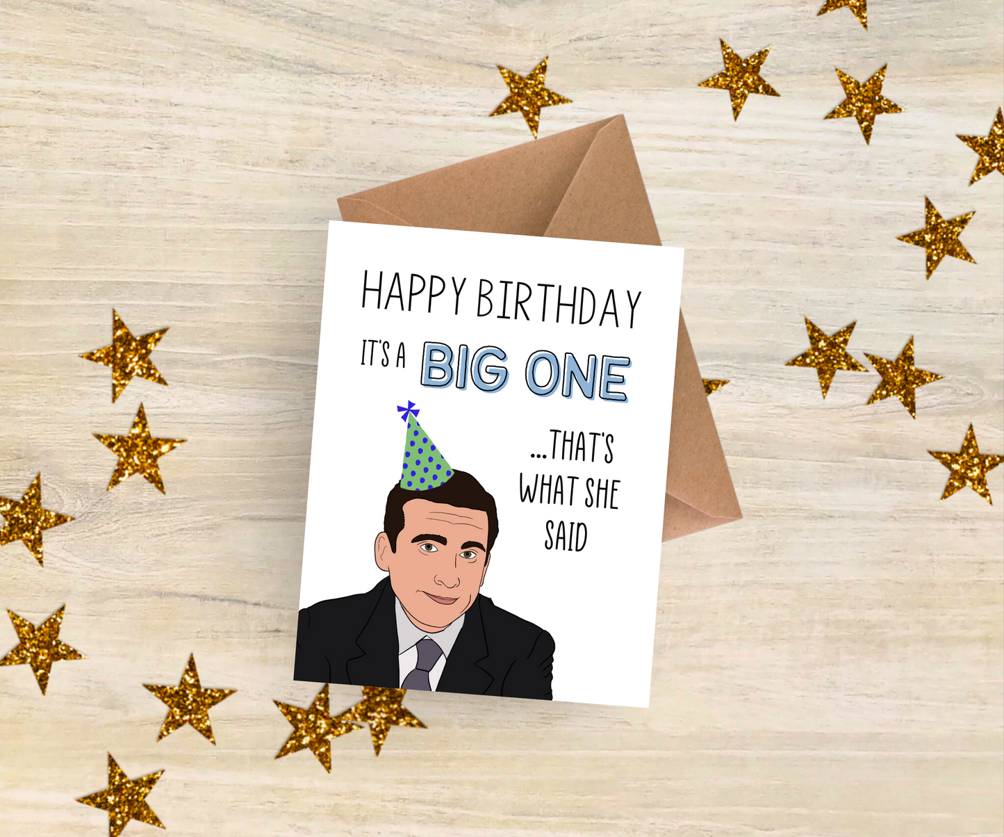 Michael Scott Birthday Card - Big One – Sweet Harmony